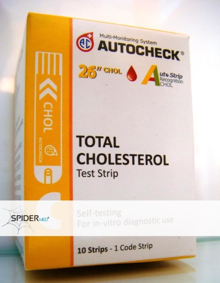 Jual AUTOCHECK TEST STRIP CHOLESTEROL / AUTOCHECK TES STRIP KOLESTEROL ...