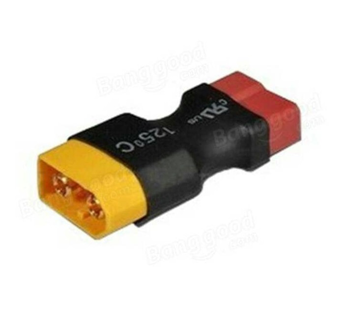 Jual XT60 male to T dean female plug connector battery & esc for rc ...