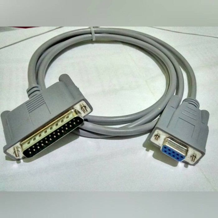 Jual KABEL PRINTER 1.5M SERIAL DB9 F - DB25 M - Kota Tangerang Selatan ...