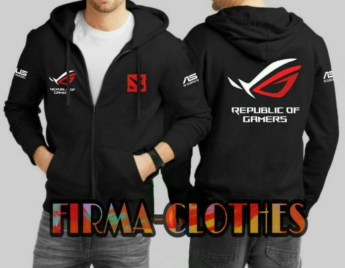 Jual JAKET SWEATER DOTA 2 ASUS ROG STRIX - Kab. Blitar - Firma Clothes ...