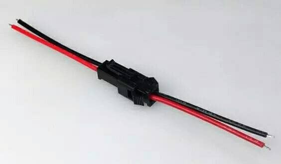 Jual 1 Set 2 Pin Konektor DC connector conector soket socket Kabel ...