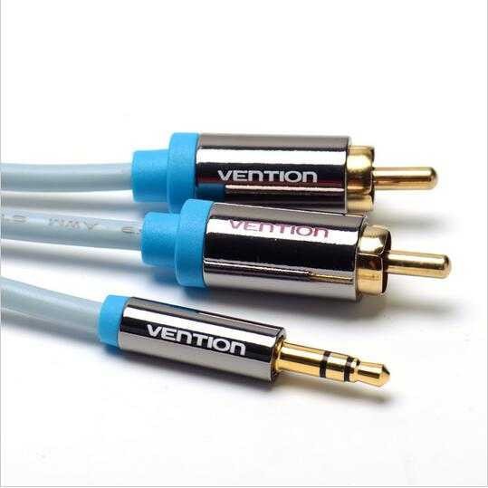 Jual Kabel colokan Audio 3.5mm to 2RCA Cable 2 RCA Sound Suara stereo ...