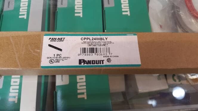 Jual patch panel panduit 24 port CPPL24WBLY - Jakarta Pusat - kenzo_lambert | Tokopedia