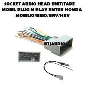Jual SOCKET/SOKET AUDIO/TAPE HEAD UNIT HONDA BRIO,MOBLIO,BRV,HRV - Kota ...