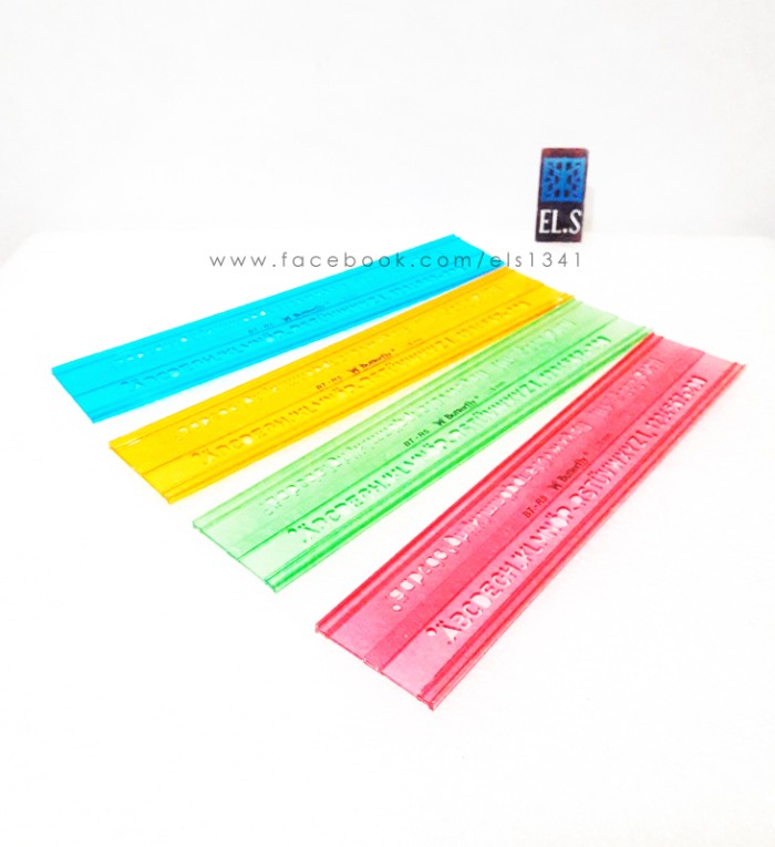 Jual Penggaris Mal Huruf 5 mm Stensil - eLs_shop | Tokopedia