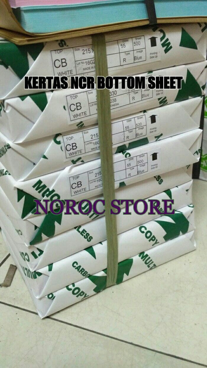 Jual Kertas NCR Bottom Sheet - Jakarta Barat - Noroc Store | Tokopedia
