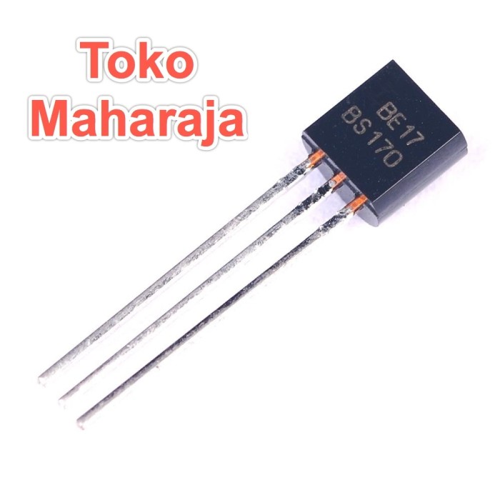 Jual Transistor BS170 MOSFET N-Channel 60V 50mA TO-92 - Jakarta Pusat ...