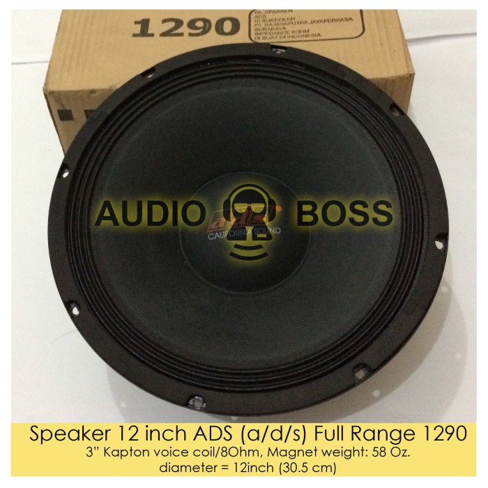 Jual Speaker ADS Full Range 12 inch 1290 - Speaker ADS 12" Full Range ...