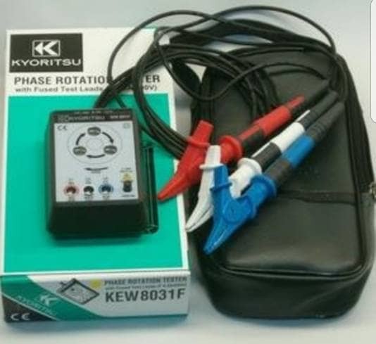 Jual Kyoritsu 8031F phase sequence alat ukur arus rotasi 3 phase kit ...