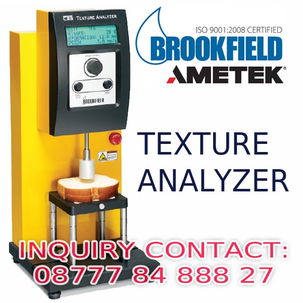Jual BROOKFIELD TEXTURE ANALYZER CT 3 / ALAT ANALISA TEKSTUR MADE IN USA - Jakarta Utara - Thor ...