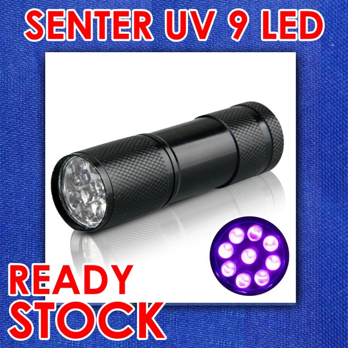 Jual Senter UV Ultraviolet / UV Flashlight / UV Torch 9 LED - Kota Yogyakarta - Timor Gear ...