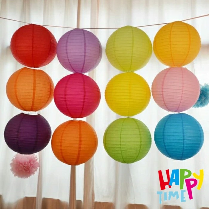 Jual LAMPION/LAMPION WARNA/LAMPION PESTA/ LAMPION IMLEK/LAMPION POLOS ...