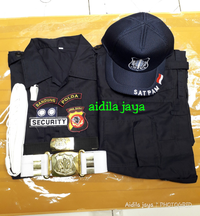 Jual seragam pdl satpam / security lengkap - Kota Bandung - aidila jaya | Tokopedia