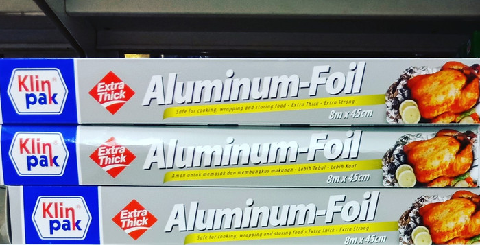Jual Klin Pak Aluminum Foil Extra Thick/Aluminium Foil Ekstra Tebal ...