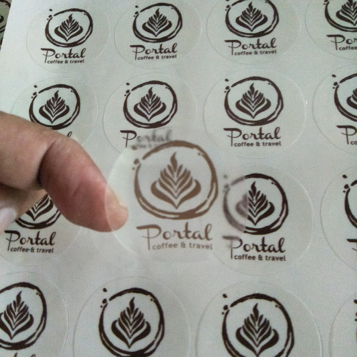 Jual Stiker Vinyl transparan diameter 10cm - Kota Bekasi - Win Stiker ...