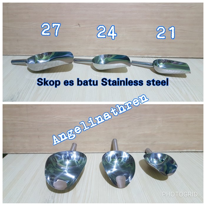 Jual Skop es batu stainless steel - sendok es batu - sekop es batu ss ...