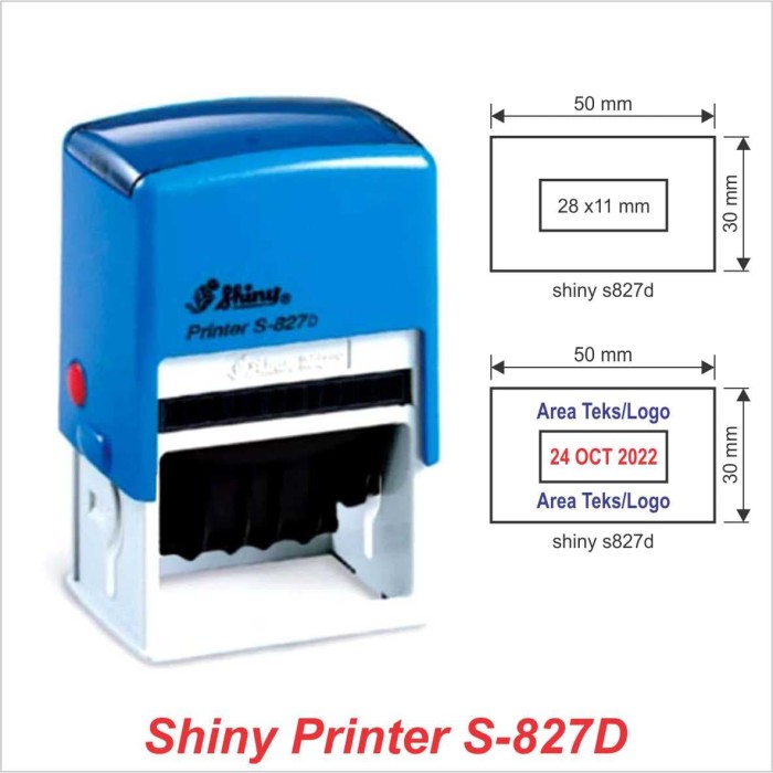 Jual Stempel Receive, Lunas dengan Tanggal Otomatis Shiny S-827D (30x50 ...