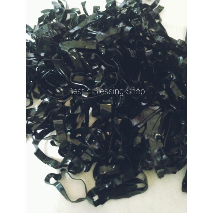 Jual KARET RAMBUT KARET JEPANG LEBAR kiloan ONS Hitam Warna Warni Ikat ...