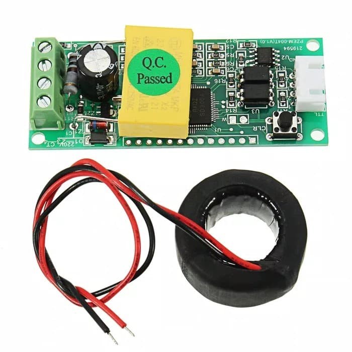 Jual PZEM-004T PZEM - 004 T SENSOR ARUS CURRENT SENSOR AC TTL SERIAL ...