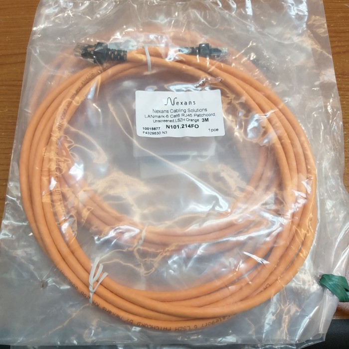 Jual NEXANS Patch cord NEXANS cat 6 3meter LSZH / patch cord nexans 3M cat6 - Jakarta Pusat ...