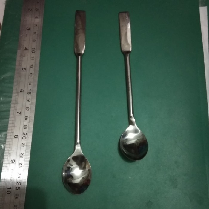 Jual Spatula Lab. Spatula Stainless steel. Besar. 21 cm. Germany - Kota ...