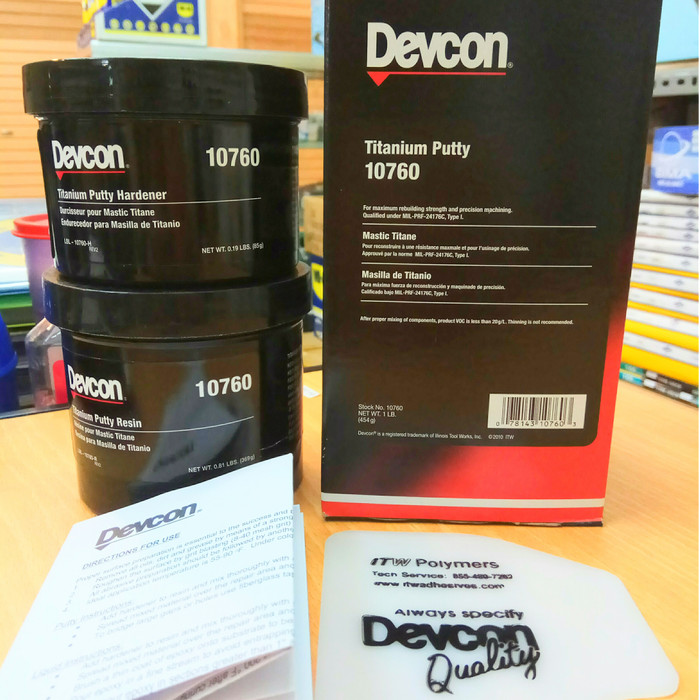 Jual DEVCON TITANIUM PUTTY 10760 - Jakarta Utara - Laris Jaya Teknik | Tokopedia