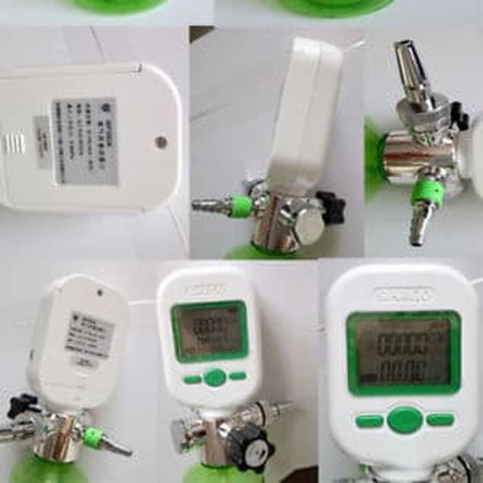 Jual Gas Mass Flowmeter Oxygen Nitrogen Flow Meter Oksigen Digital ...