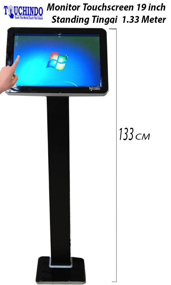 Jual Monitor Touchscreen Touchindo Nw 19 inch Stand Tinggi 1.33 Mtr ...