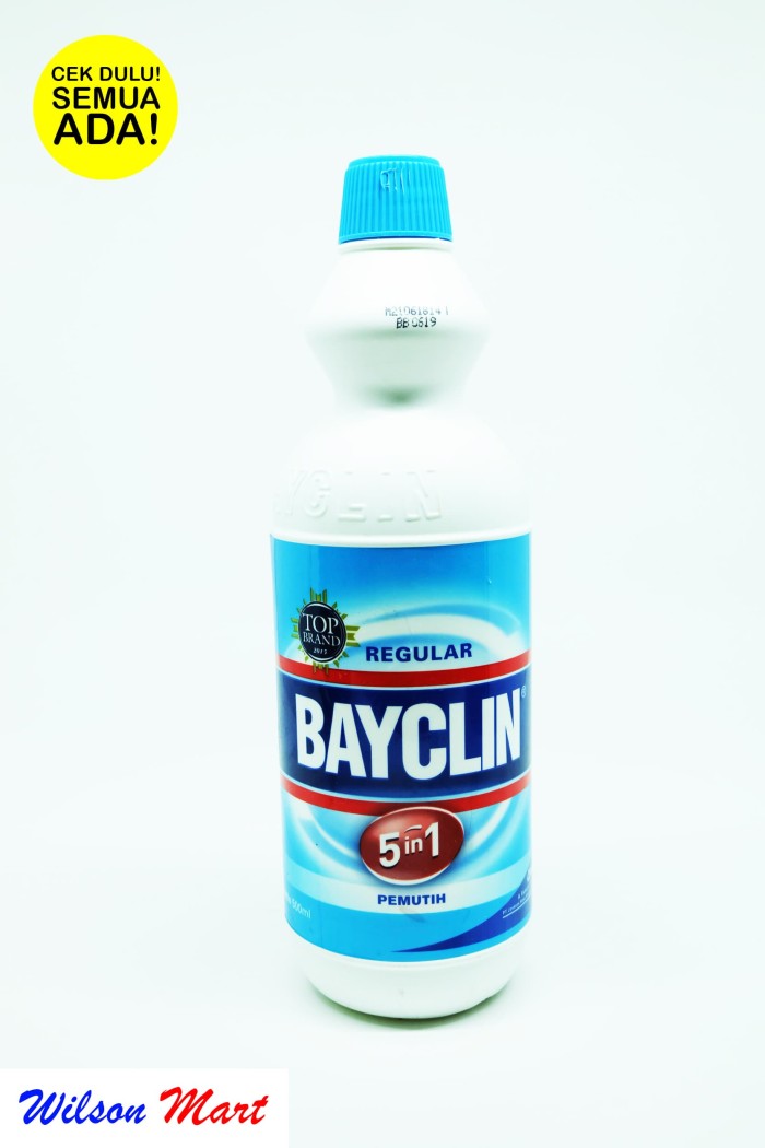 Jual BAYCLIN PEMUTIH PAKAIAN 5 IN 1 REGULER 500 ML BOTOL - Jakarta ...