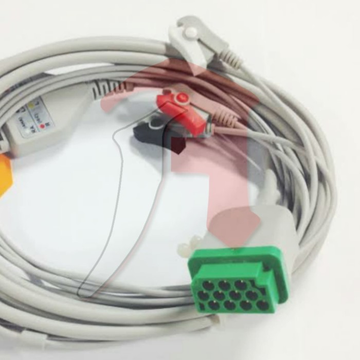 Jual Ecg Cable / Kabel Ecg GE 3 Lead Clip - Kota Palembang - _Alam Indo ...