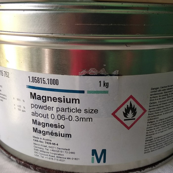 Jual Magnesium Serbuk Mg Powder Merck Pro Analis per gram - Kota Malang ...