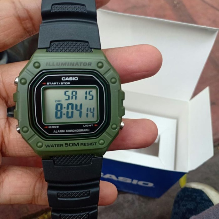 Jual Casio W-218H-3A W-218H-3AVDF Original - Jakarta Pusat - Baby ...