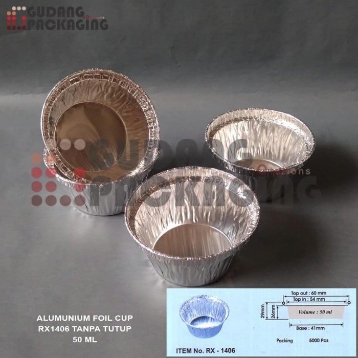 Jual alumunium foil cup RX 1406 cake tart - Kota Cimahi - gudang-packaging | Tokopedia