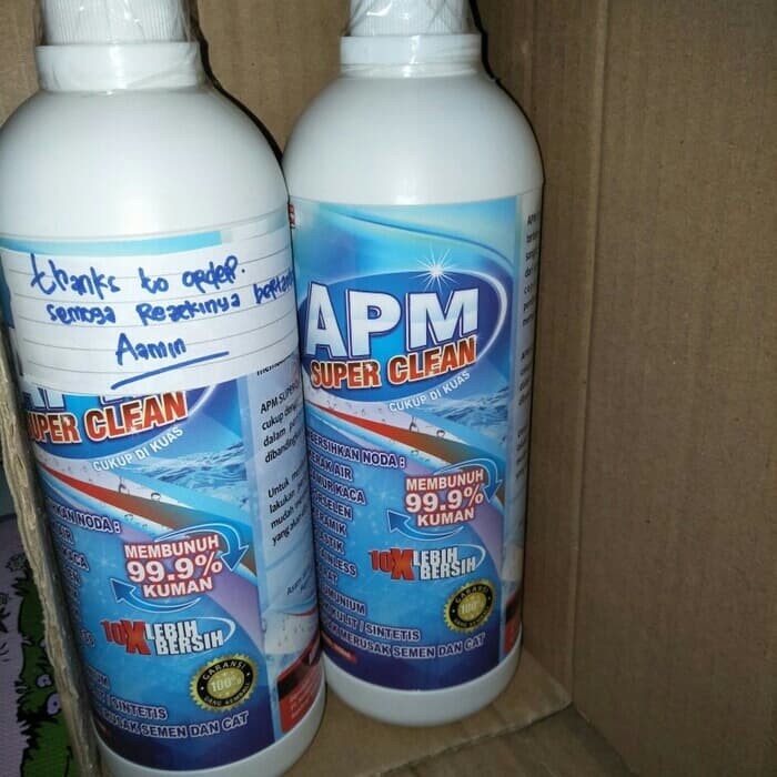 Jual 6pcs APM Super Clean Pembersih Kerak Air Pembersih Lantai - Kab ...