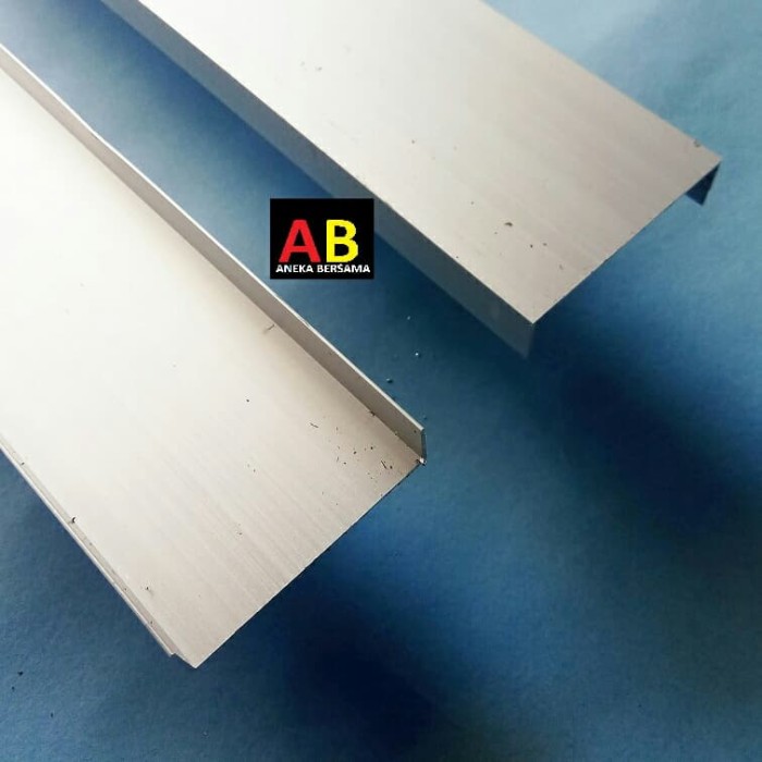 Jual Lis U Aluminium 1.2cm x 5cm x 1.2cm Silver - Kota Tangerang ...