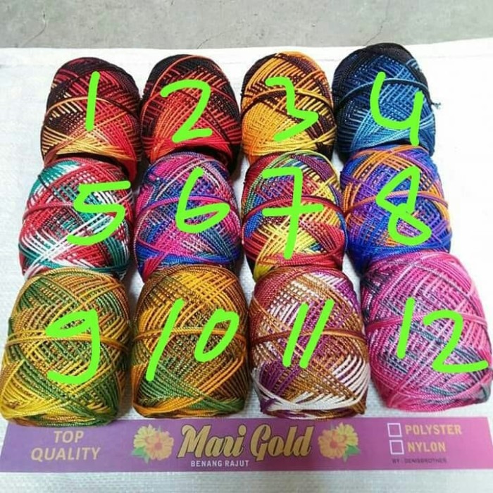 Jual BENANG RAJUT NILON SEMBUR / OMBRE MARIGOLD - Kota Bandung - BUTIK ...