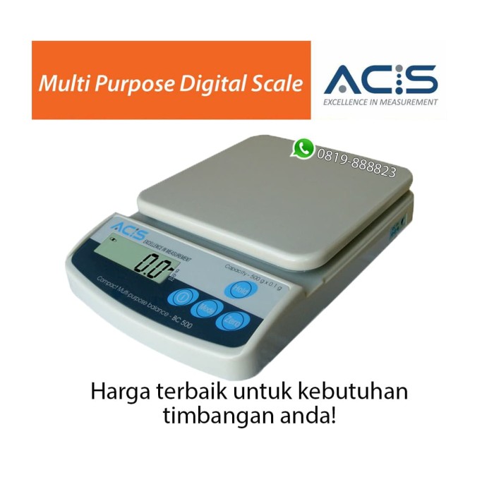 Jual Timbangan Digital ACIS BC-500 Kapasitas 500 Gram - Jakarta Pusat - HLC Cosmetic | Tokopedia