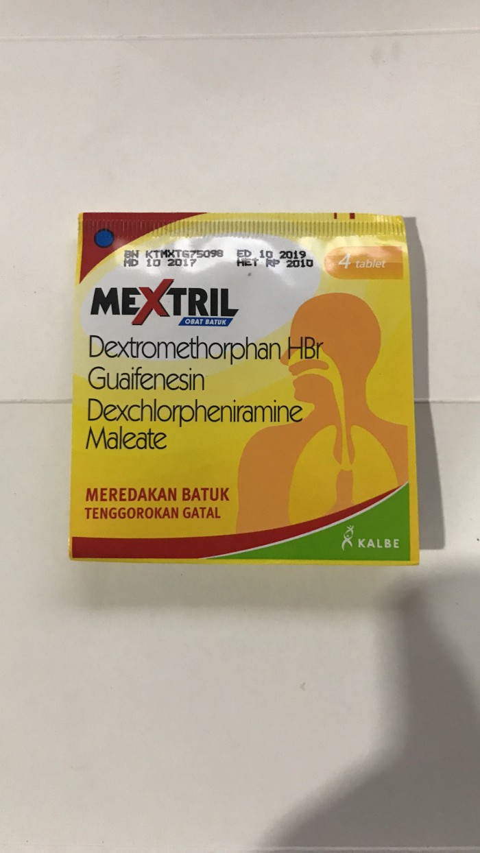 Jual Mextril Strip Pcs Obat Batuk Tenggorokan Pak Box Grosir Kalbe ...