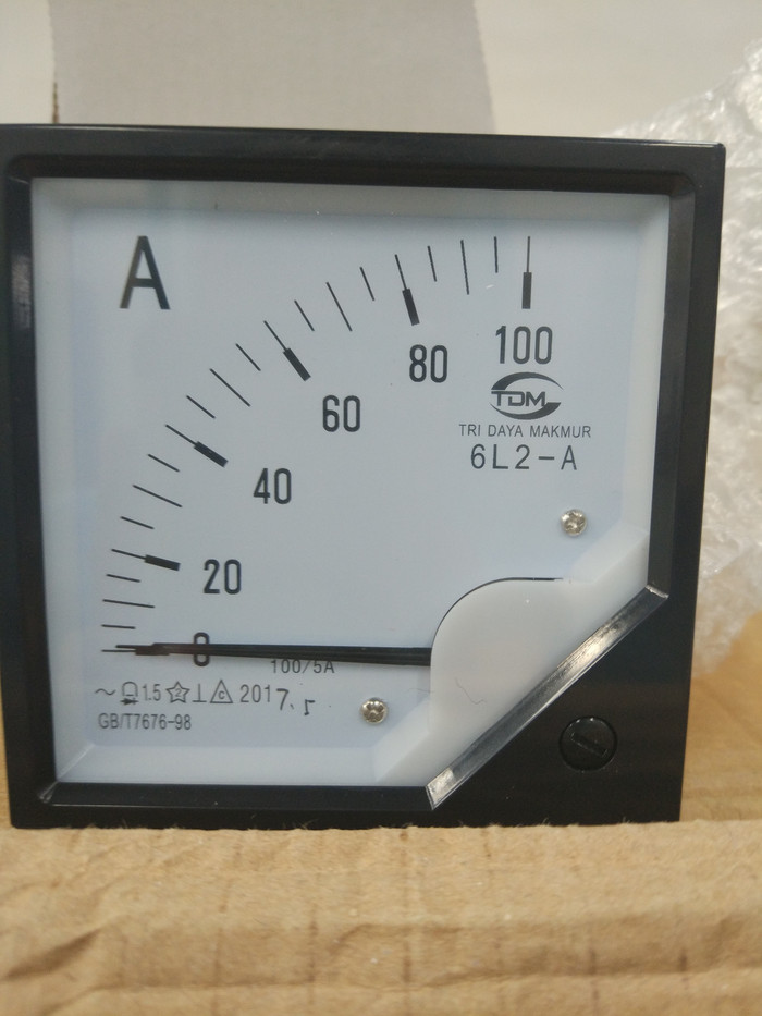 Jual Ampere Meter / Amperemeter Analog/ Panel 100/5A - Kab. Tangerang ...