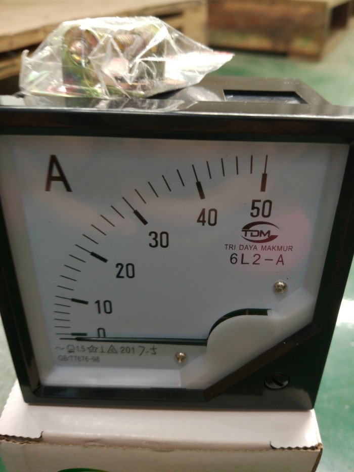 Jual Ampere Meter / Amperemeter Analog/ Panel 50/5A - Kab. Tangerang ...