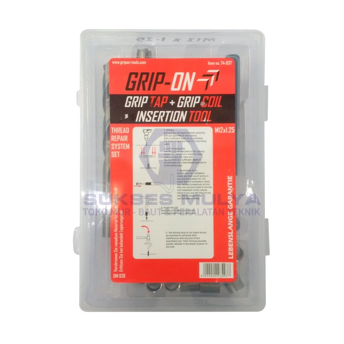 Jual TAP RECOIL SET GRIP-ON M12x1.25 / GRIP ON M12 x 1.25 - Kota ...