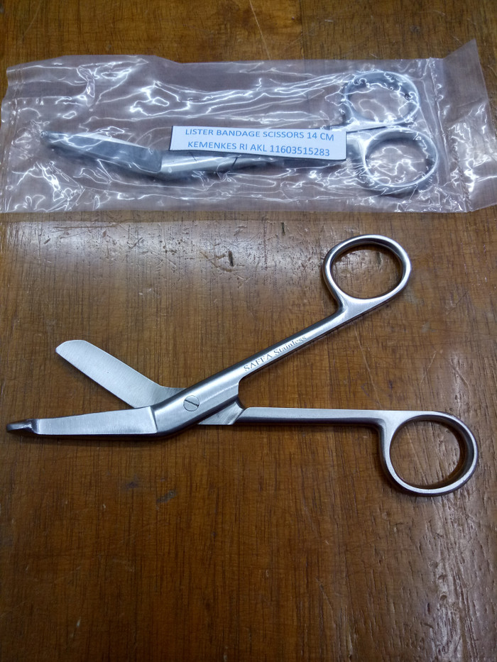 Jual Gunting Verban 14cm/perban perlengkapan p3k/gunting stenlis ...