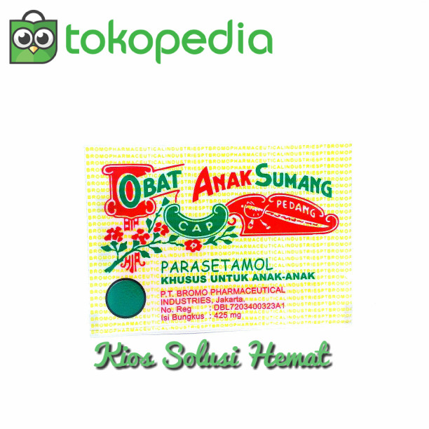 Jual Obat Anak Sumang Cap Pedang Untuk Sakit Demam Panas - Sakit Gigi ...