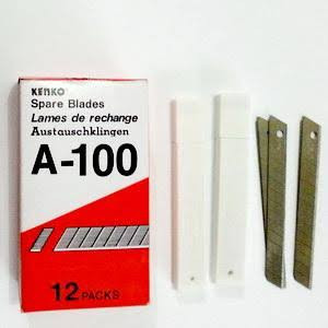 Jual Isi Cutter Kecil Kenko A100/Refill Spare Blade/Kater A-100/Mata ...