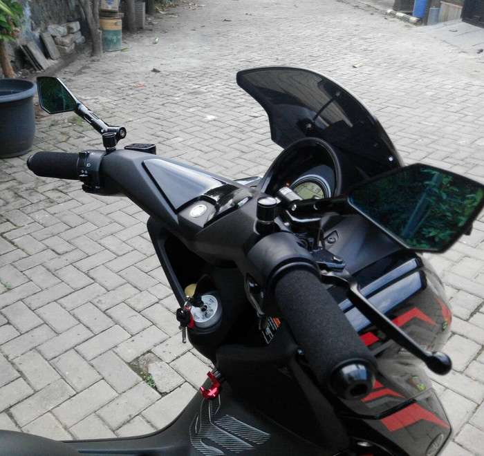 Jual Spion Tomok Nmax Aerox Vario 150 Beat Fi CNC Hitam - Jakarta Barat ...