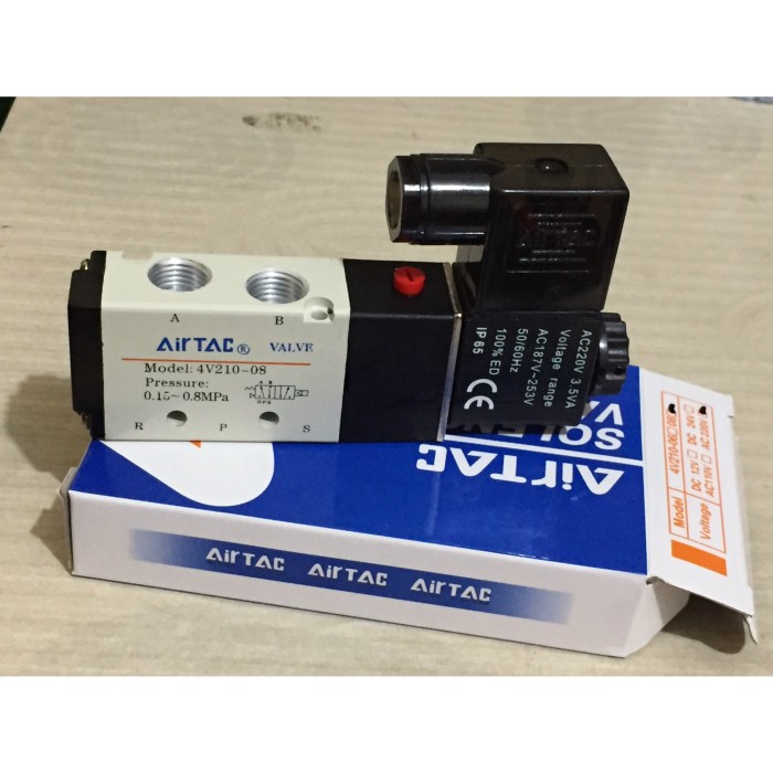 Jual AIRTAC 4V210-08 220VAC - Jakarta Barat - samudra abadi jaya | Tokopedia