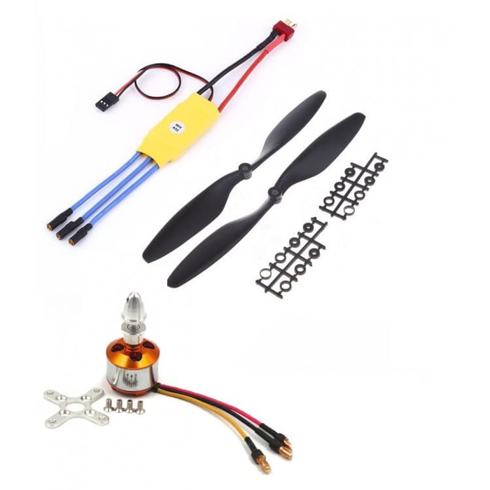 Jual A2212 1000KV Brushless Motor with 30A ESC and 1045 Propeller (1 ...