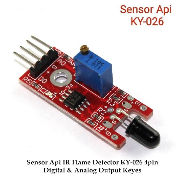 Jual Sensor Api IR Flame Detector KY-026 4pin - Kota Tangerang - Arfa ...