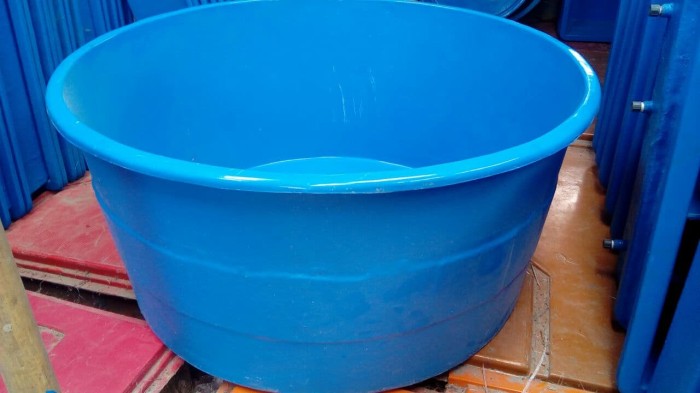Jual BAK FIBER BULAT UKURAN 150X75 CM FREE ONGKIR - Unique Mart | Tokopedia