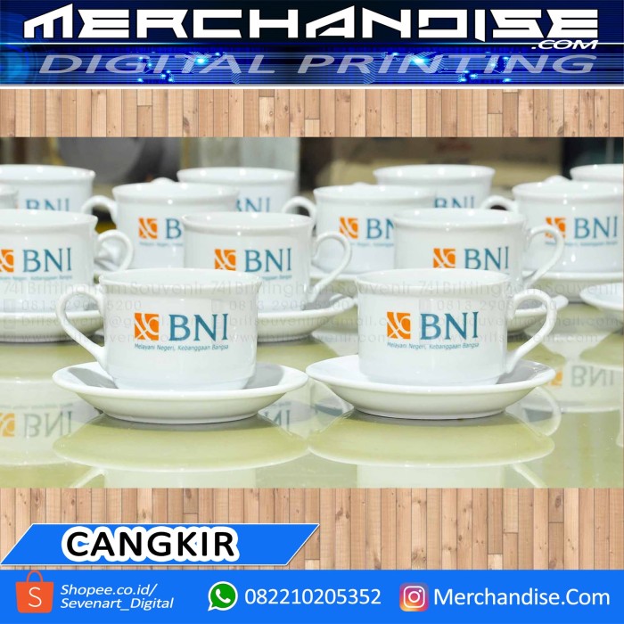 Jual Cangkir Custom Souvenir Merchandise Kopi Kantor - Kab. Pandeglang ...